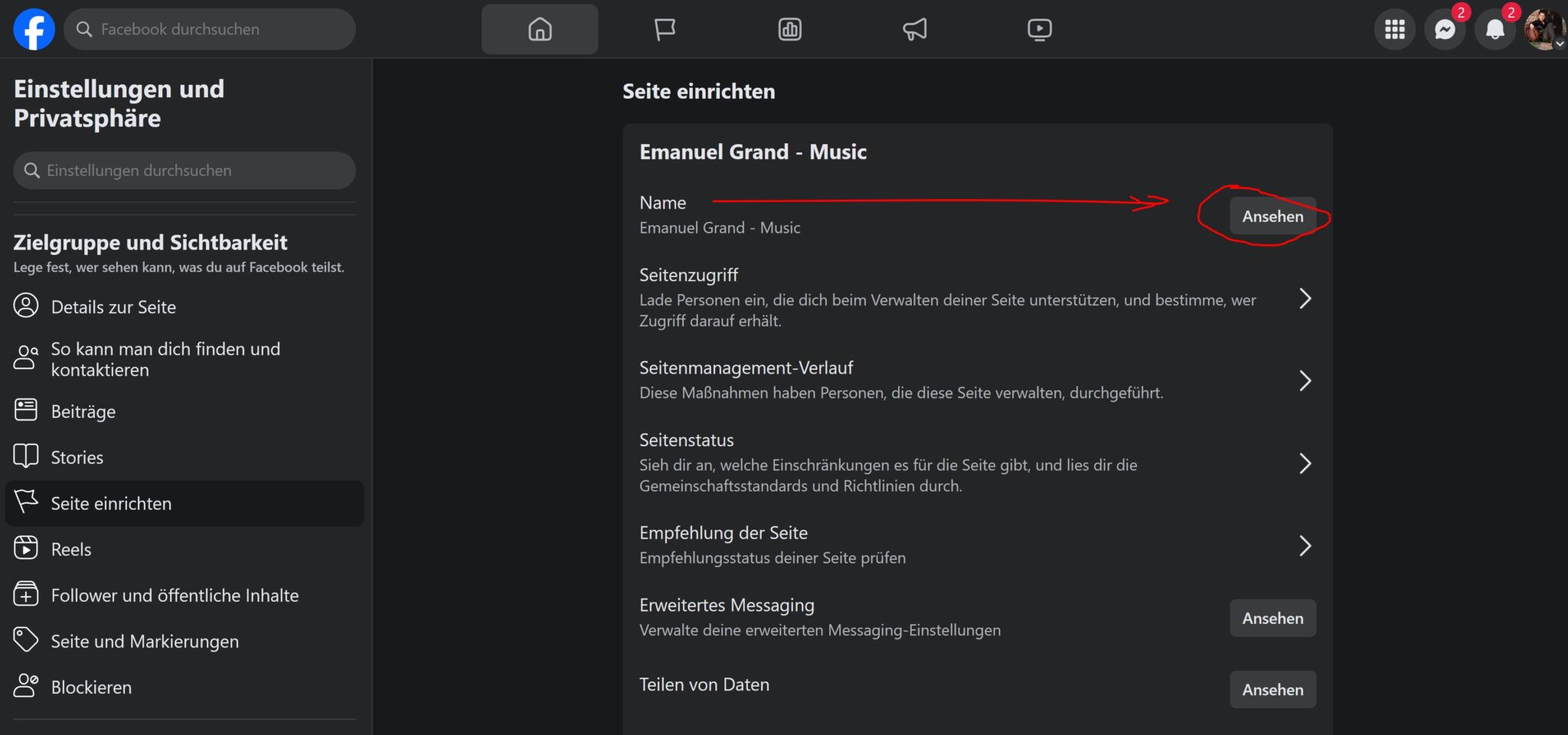 Facebook URL ändern - Update Juli 2024 (Facebook Fanpage, Page, Unternehmensseite) - LifeHack ...
